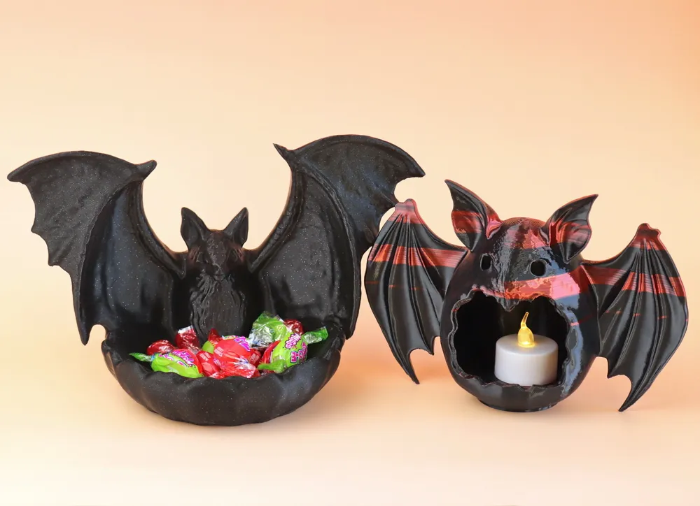 Gothic Bat Bowl - Free 3D Print Model - MakerWorld
