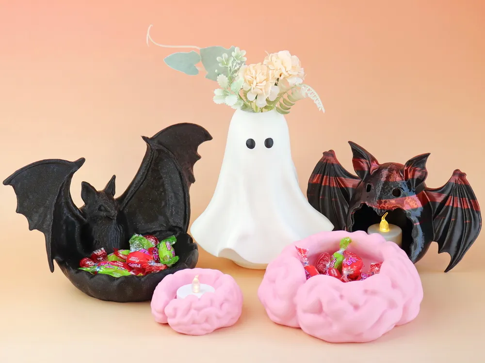 Gothic Bat Bowl - Free 3D Print Model - MakerWorld