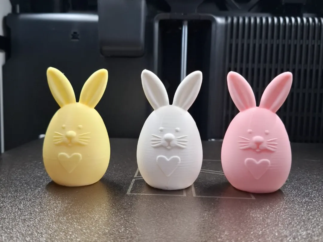 Cute Bunny Egg – Pastel Color Edition - Free 3D Print Model - MakerWorld