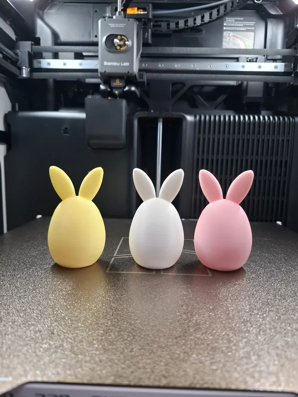 Cute Bunny Egg – Pastel Color Edition - Free 3D Print Model - MakerWorld