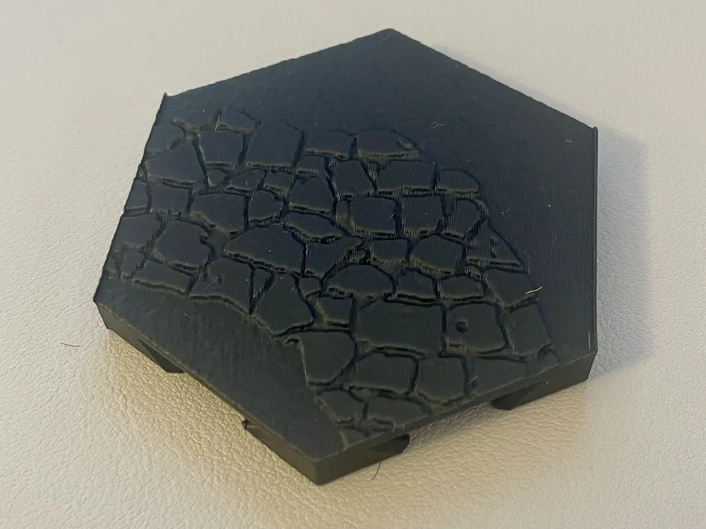 Hexagon Tile System for DnD: Curved path by Hackbraten MakerWorld ...