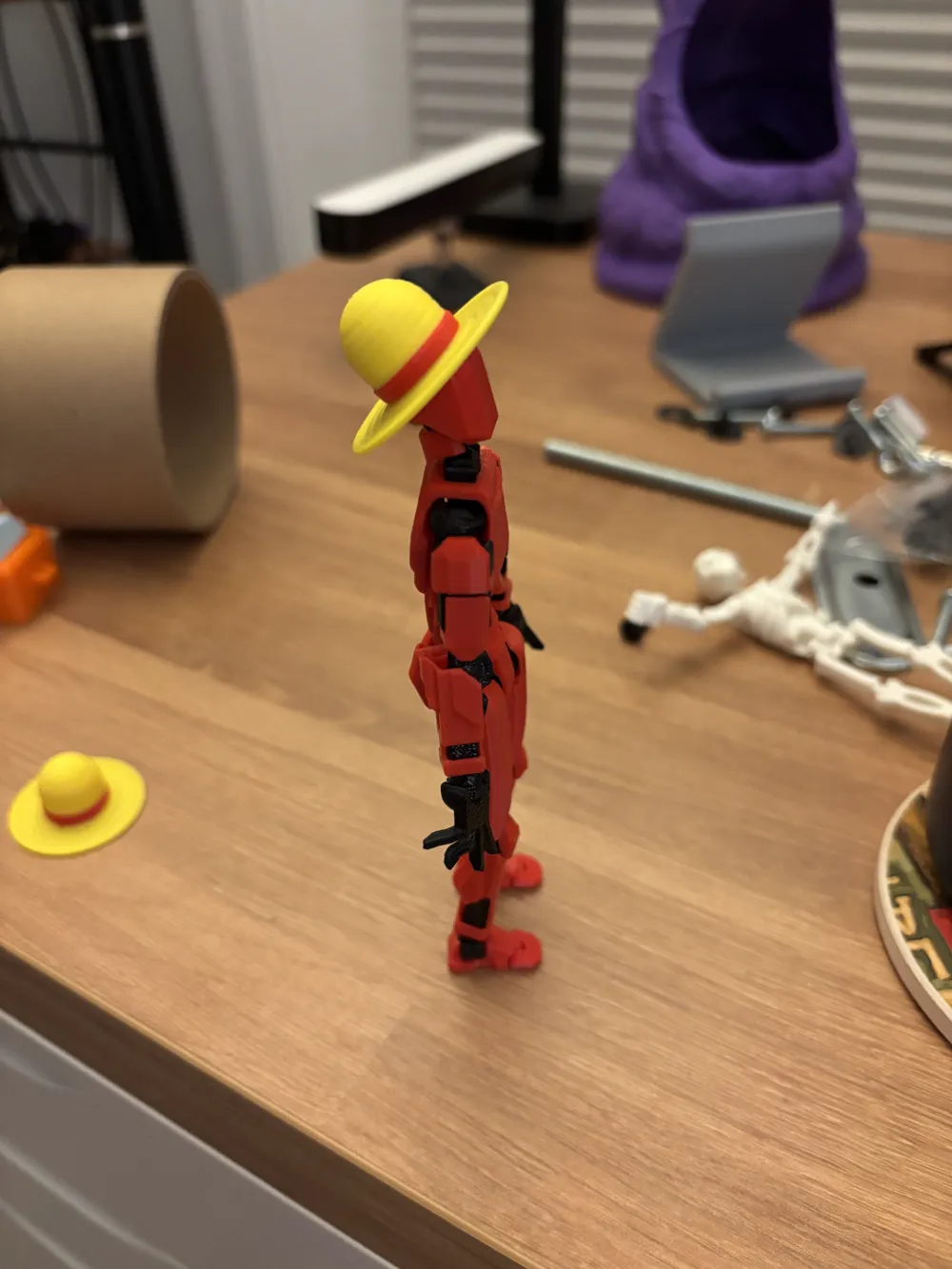 El sombrero de paja de Luffy para Dummy 13 por AssaultFish - MakerWorld