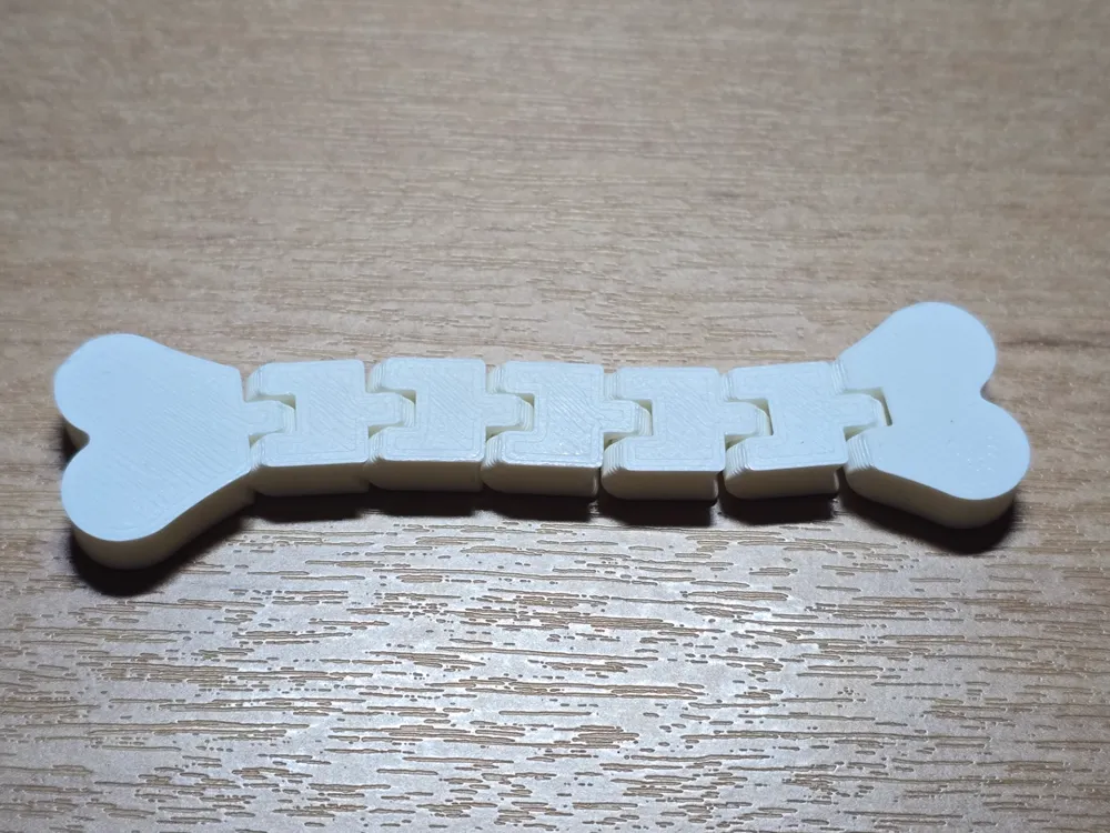 Flexible bone - articulated bone - fidget bone by Dbarvik - MakerWorld