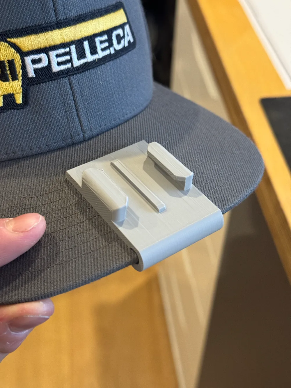 Gopro DJI Action Hat Clip Mount (Head Mount) - Free 3D Print Model ...