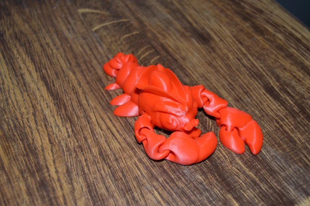 Little articulated cute lobster - Free 3D Print Model - MakerWorld