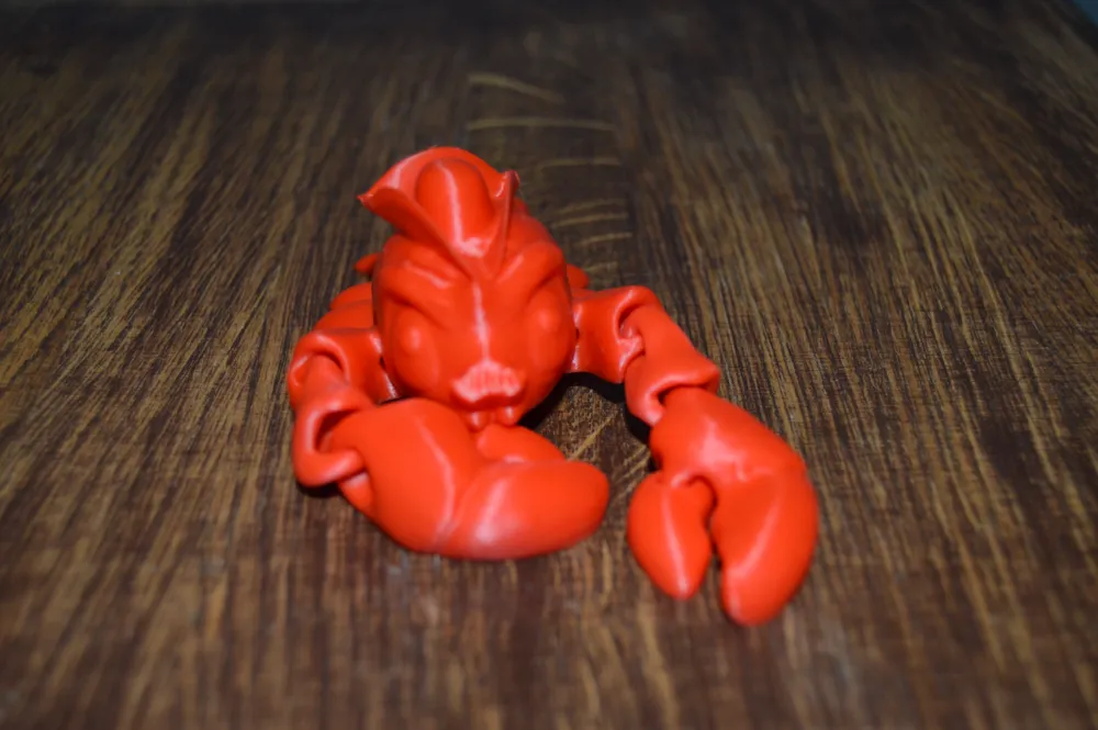 Little articulated cute lobster - Free 3D Print Model - MakerWorld