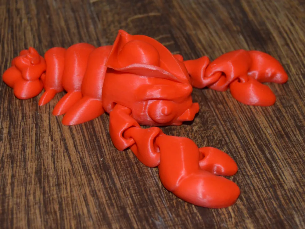 Little articulated cute lobster by wazza10 MakerWorld: Download Free 3D ...