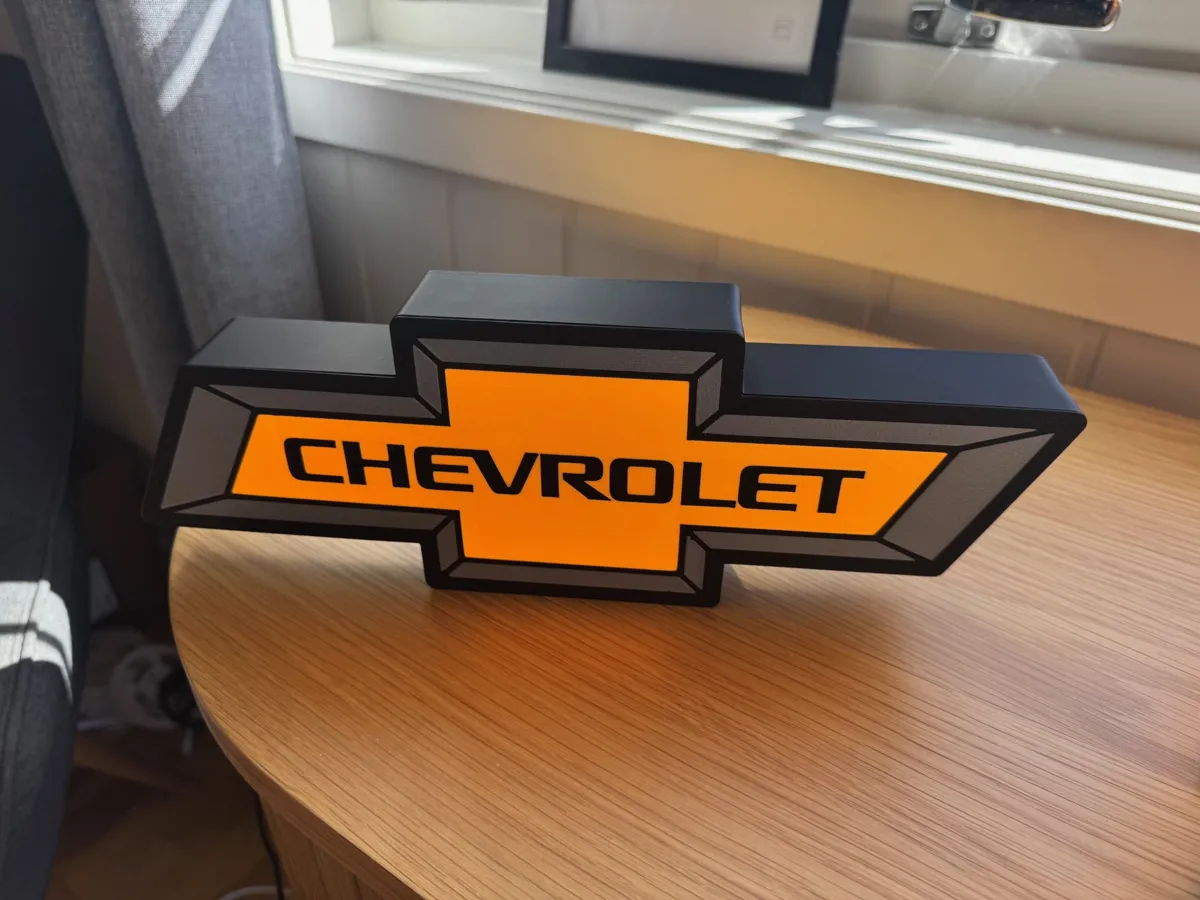 Lightbox Chevrolet - Free 3D Print Model - MakerWorld