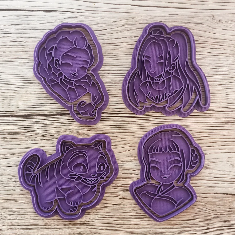 Kpop Demon Hunters Cookie Cutter Huntrix Cartoon by SparkStore ...