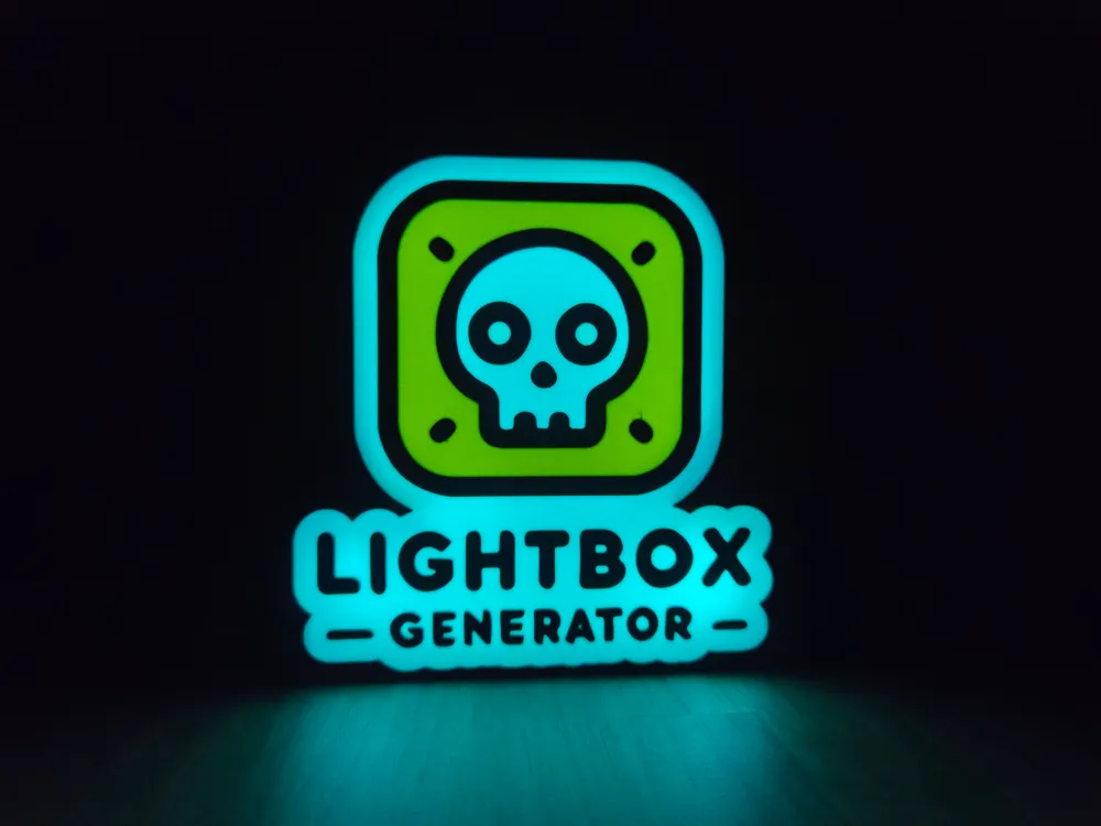Custom shape lightbox generator by migueljeronimoa MakerWorld: Download ...