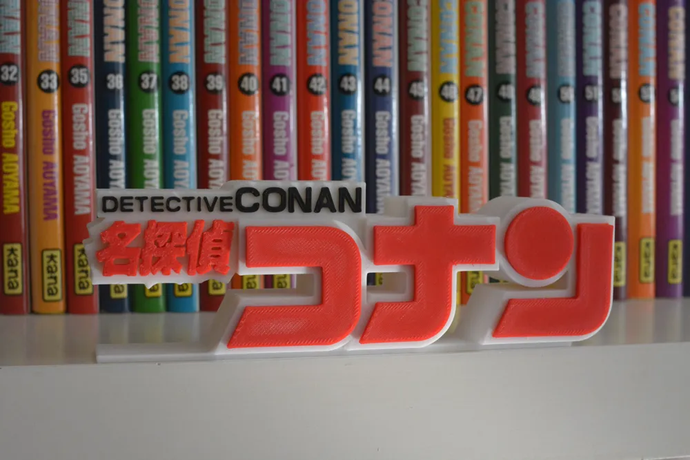 Detective Conan - Logo / Wall Art - Easy Print - Free 3D Print Model ...