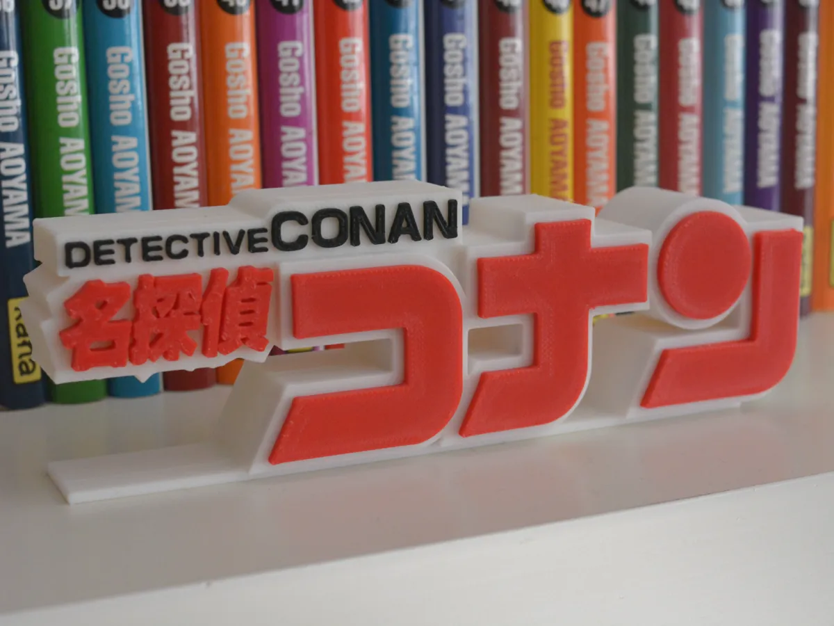 Detective Conan - Logo / Wall Art - Easy Print - Free 3D Print Model ...