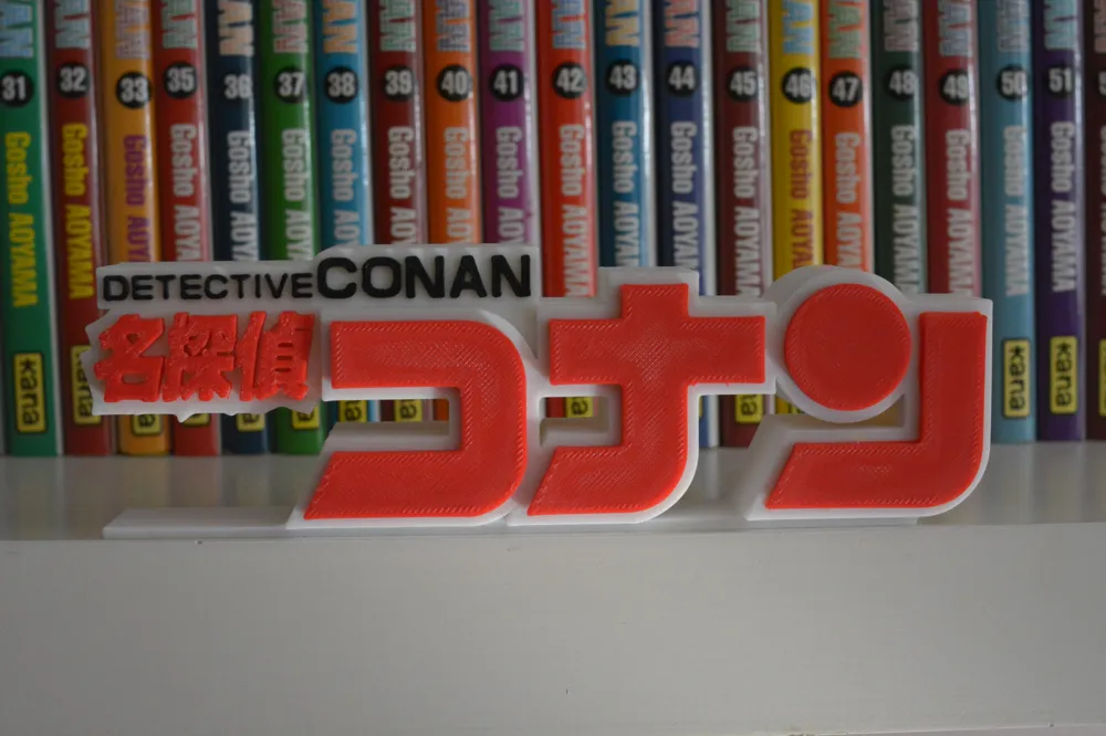 Detective Conan - Logo / Wall Art - Easy Print - Free 3D Print Model ...