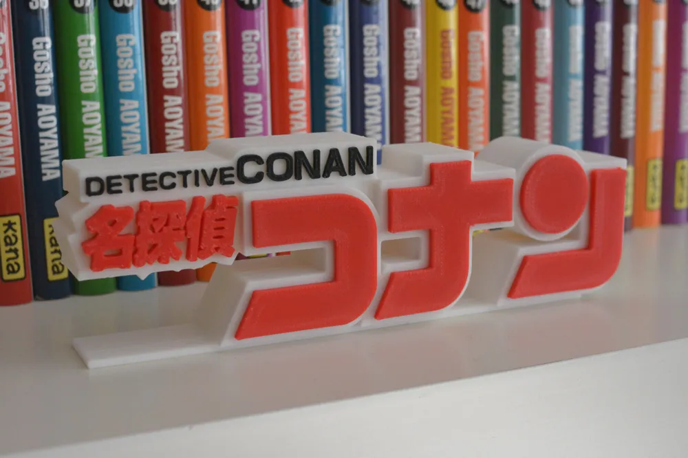 Detective Conan - Logo / Wall Art - Easy Print - Free 3D Print Model ...