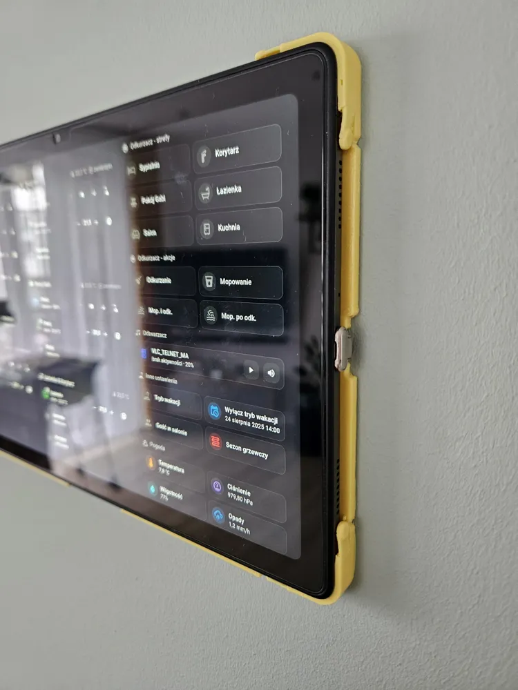 Customizable wall tablet mount holder - Free 3D Print Model - MakerWorld
