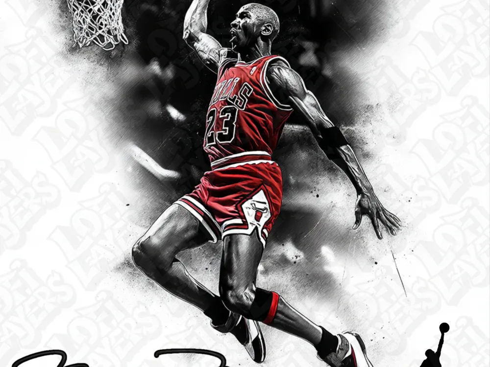 Michael Jordan Hueforge by LoFi Layers MakerWorld: Download Free 3D Models