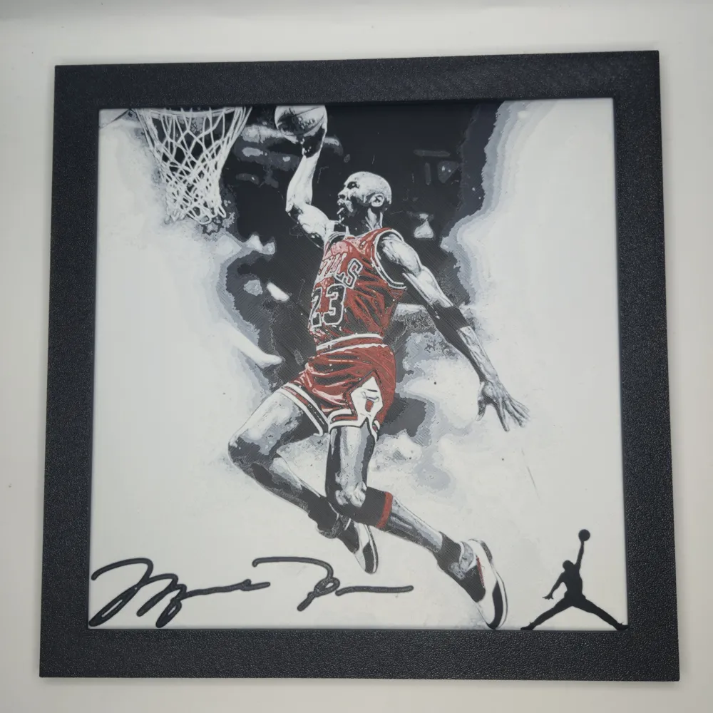 Michael Jordan Hueforge by LoFi Layers MakerWorld: Download Free 3D Models