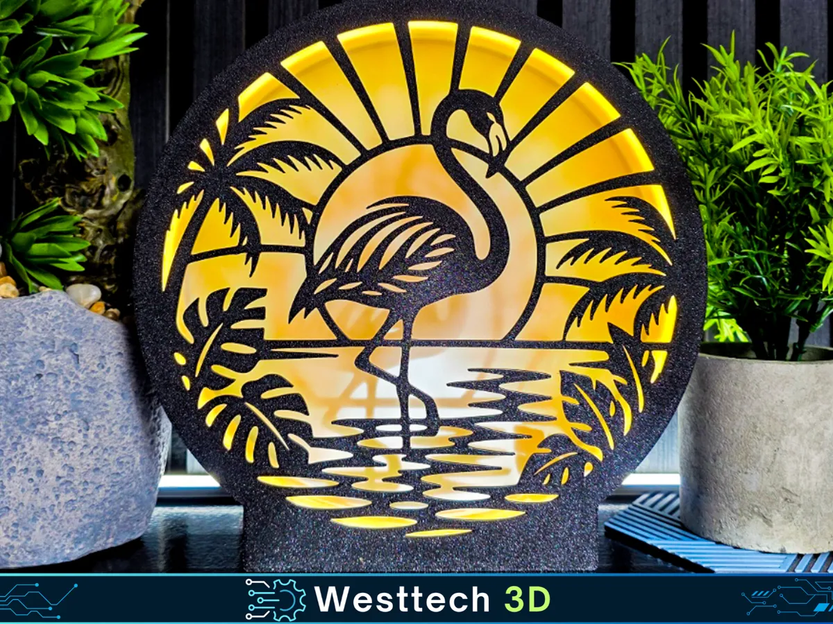 Flamingo Lamp - Free 3D Print Model - MakerWorld
