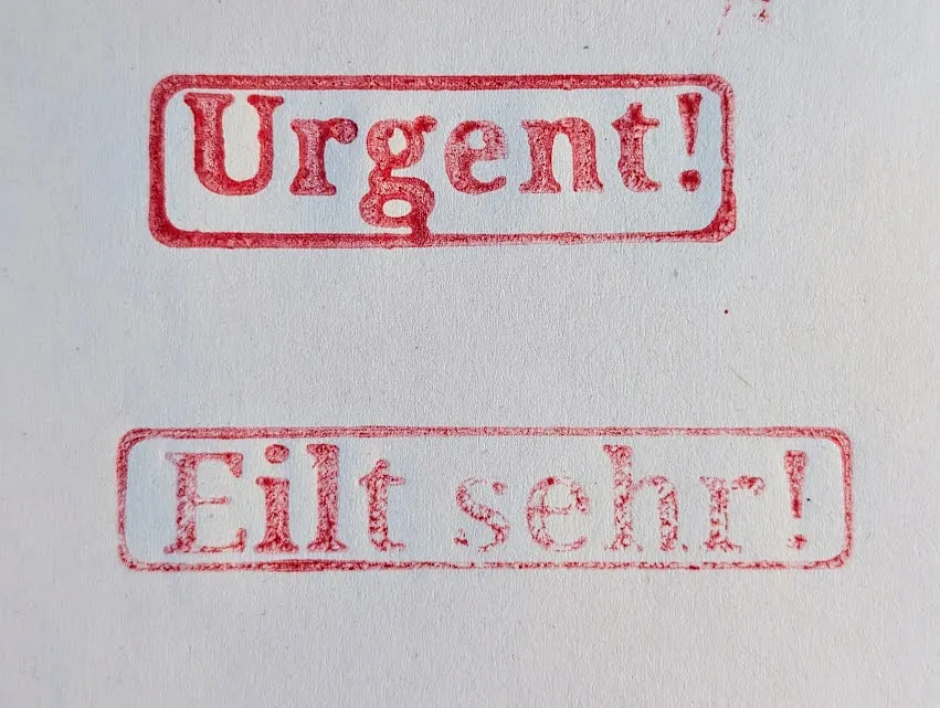 Urgent stamp / Eilt sehr stempel / 急件辦公章 /特急辦公章 by G__W__ - MakerWorld