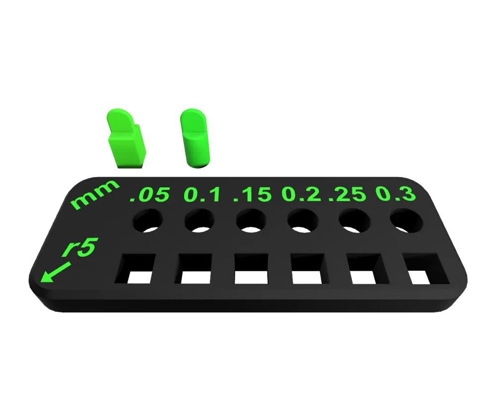 Tollerance Test - Pocket version V2 by B-Engineer - MakerWorld