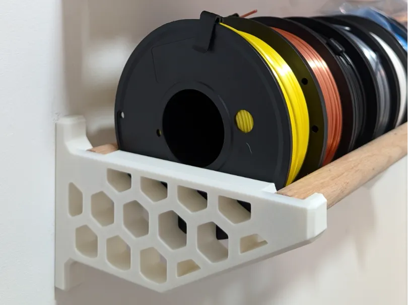 200/250G Spool Shelves (Fits A1 Mini Spools) - Free 3D Print Model ...