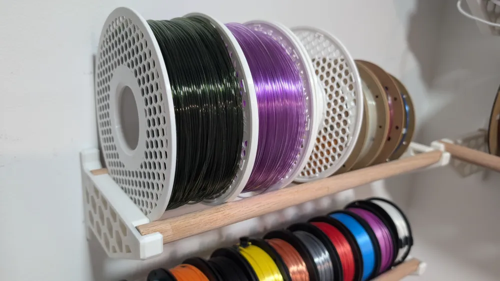 200/250G Spool Shelves (Fits A1 Mini Spools) - Free 3D Print Model ...