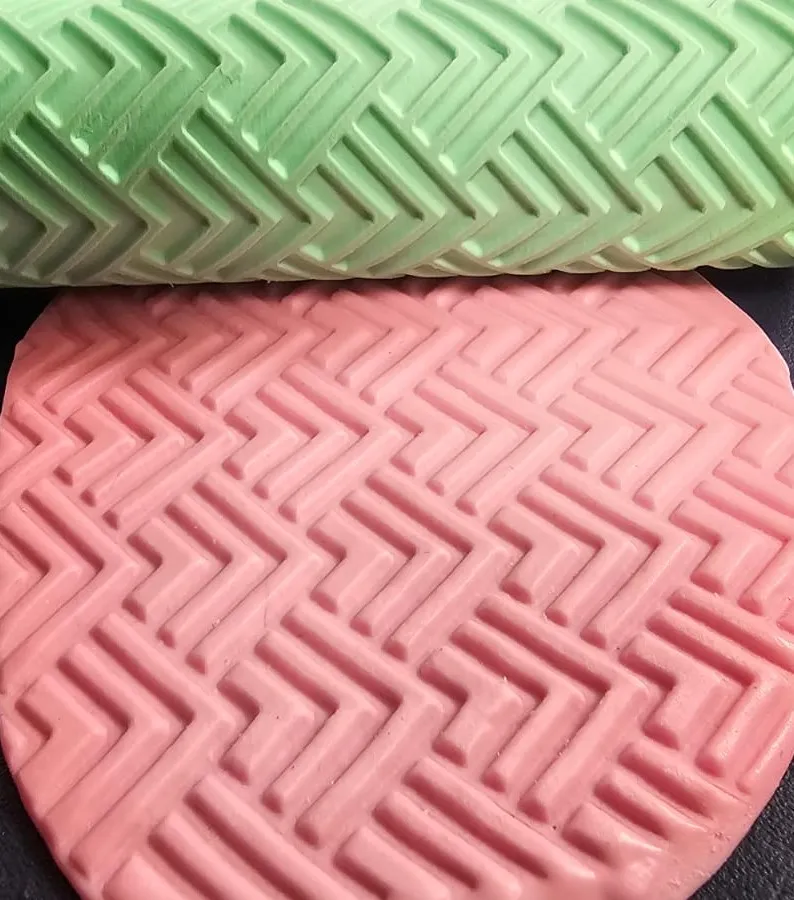 Chevron Weave Pattern Rollers - Free 3D Print Model - MakerWorld