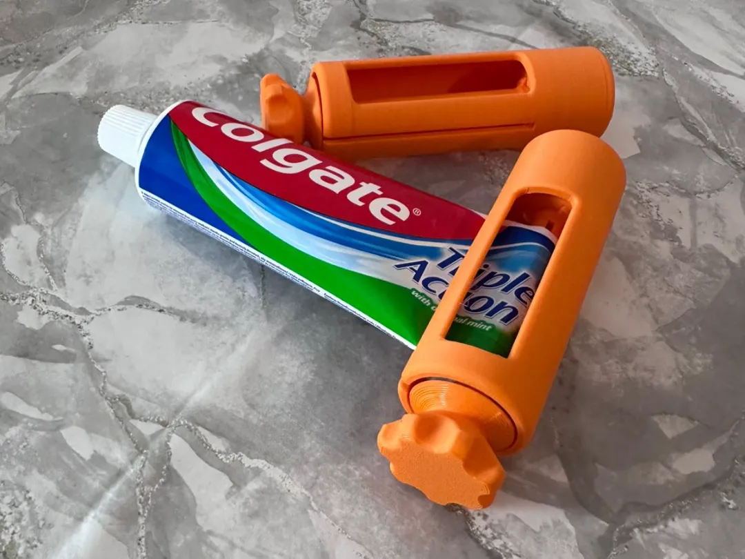 Ratcheted Toothpaste Squeezer – Stronger Gear - Free 3D Print Model ...