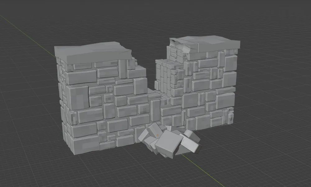 15mm Normandy Farmstead | 1b Damaged Straight Wall - Free 3D Print ...
