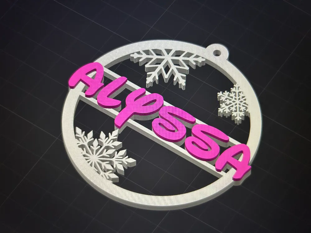 Alyssa Christmas tree decoration by KENPRINT - MakerWorld