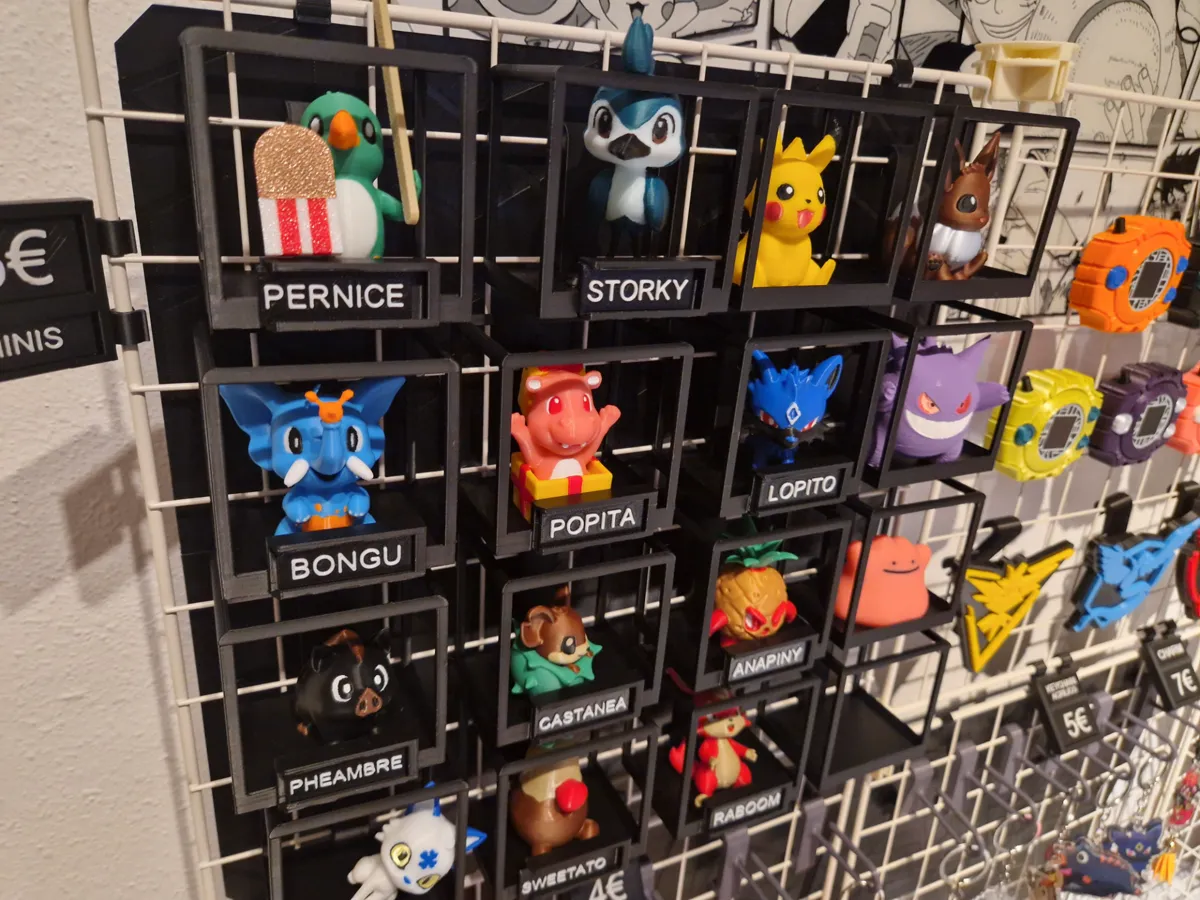 Miniature Display Boxes for Grid walls in Booths - Free 3D Print Model ...