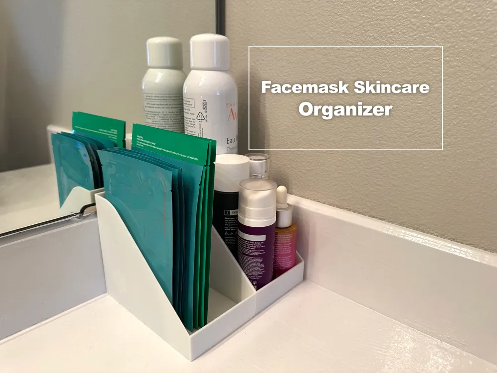 Face mask skincare organizer by Dada3Dcraft - MakerWorld