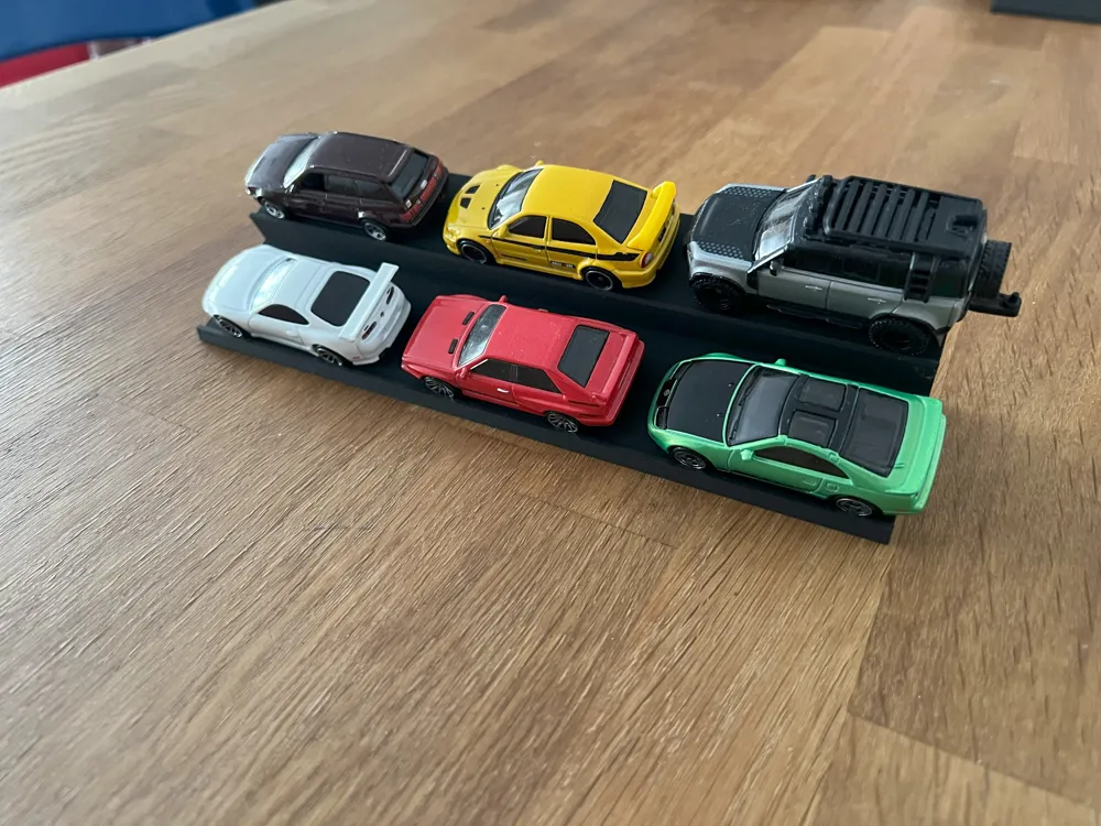 sixfold display stand 1/64 hotwheels matchbox siku by Sir_Stigma MakerWorld: Download Free 3D Models