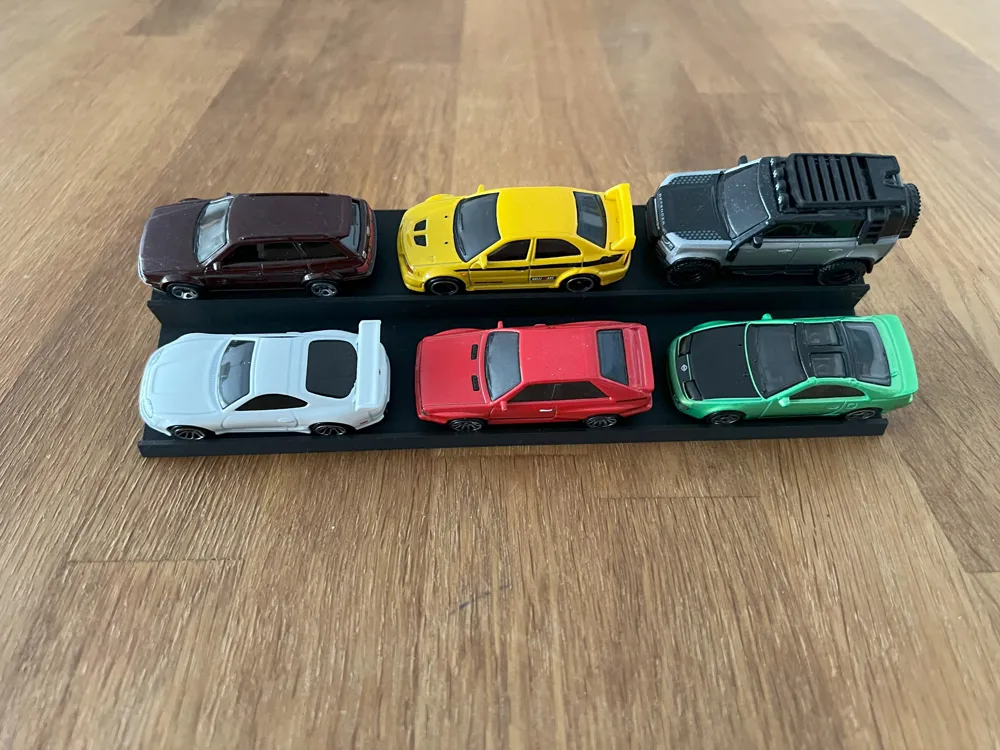 sixfold display stand 1/64 hotwheels matchbox siku by Sir_Stigma MakerWorld: Download Free 3D Models