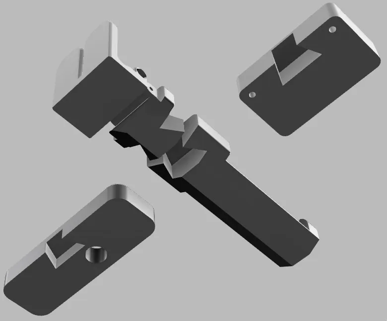 AMS Changeable/foldable mount by MB3D X1C - MakerWorld