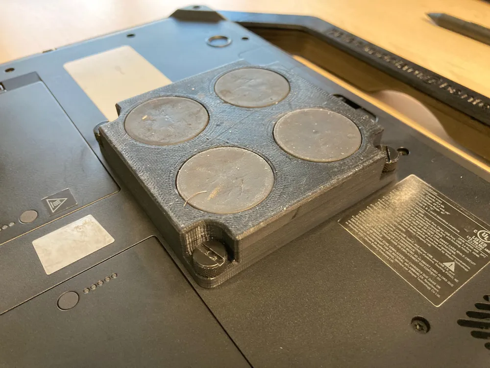 Magnetic holder for Dell Rugged 7230 by Oneho - MakerWorld