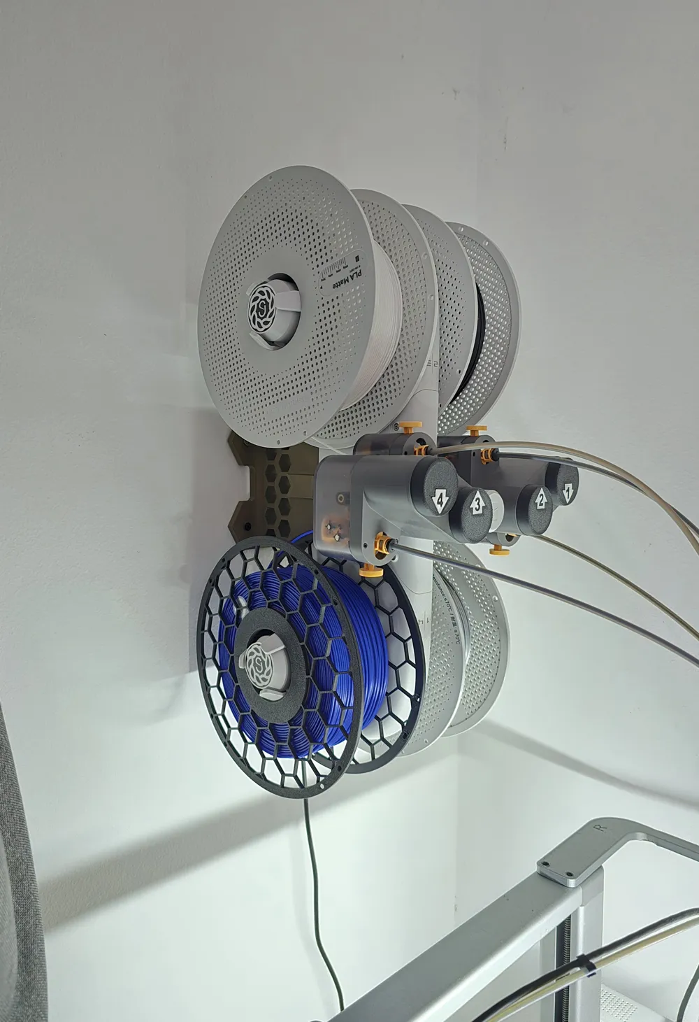 AMS lite wall mount V2 - Free 3D Print Model - MakerWorld