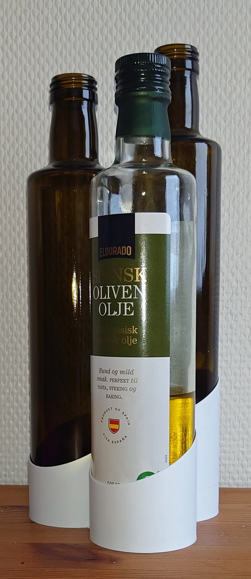 Bottle stand for olive oil bottles - Free 3D Print Model - MakerWorld