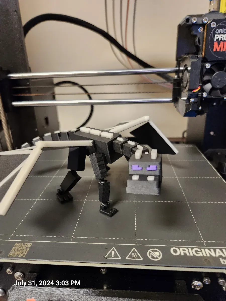 mini 13 ender dragon on a kit card - Free 3D Print Model - MakerWorld