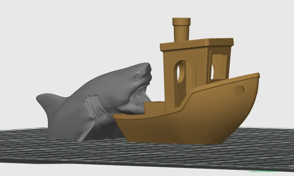 Benchy Shark Attack by Petezilla MakerWorld: Download Free 3D Models