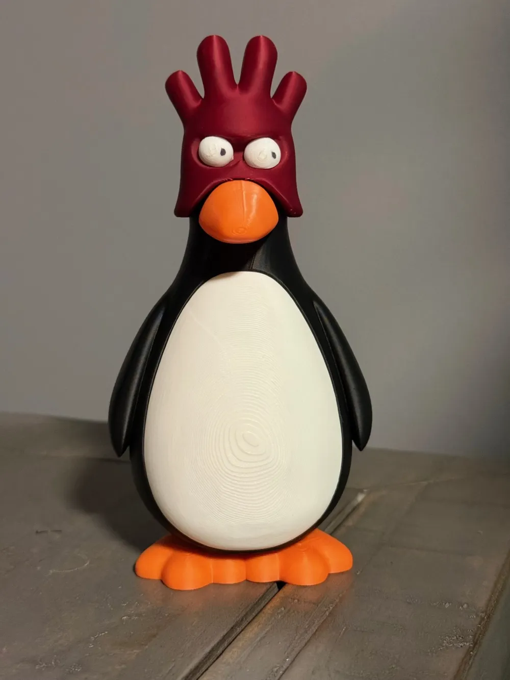 Incognito Penguin – Chicken Disguise Multi print - Free 3D Print Model ...