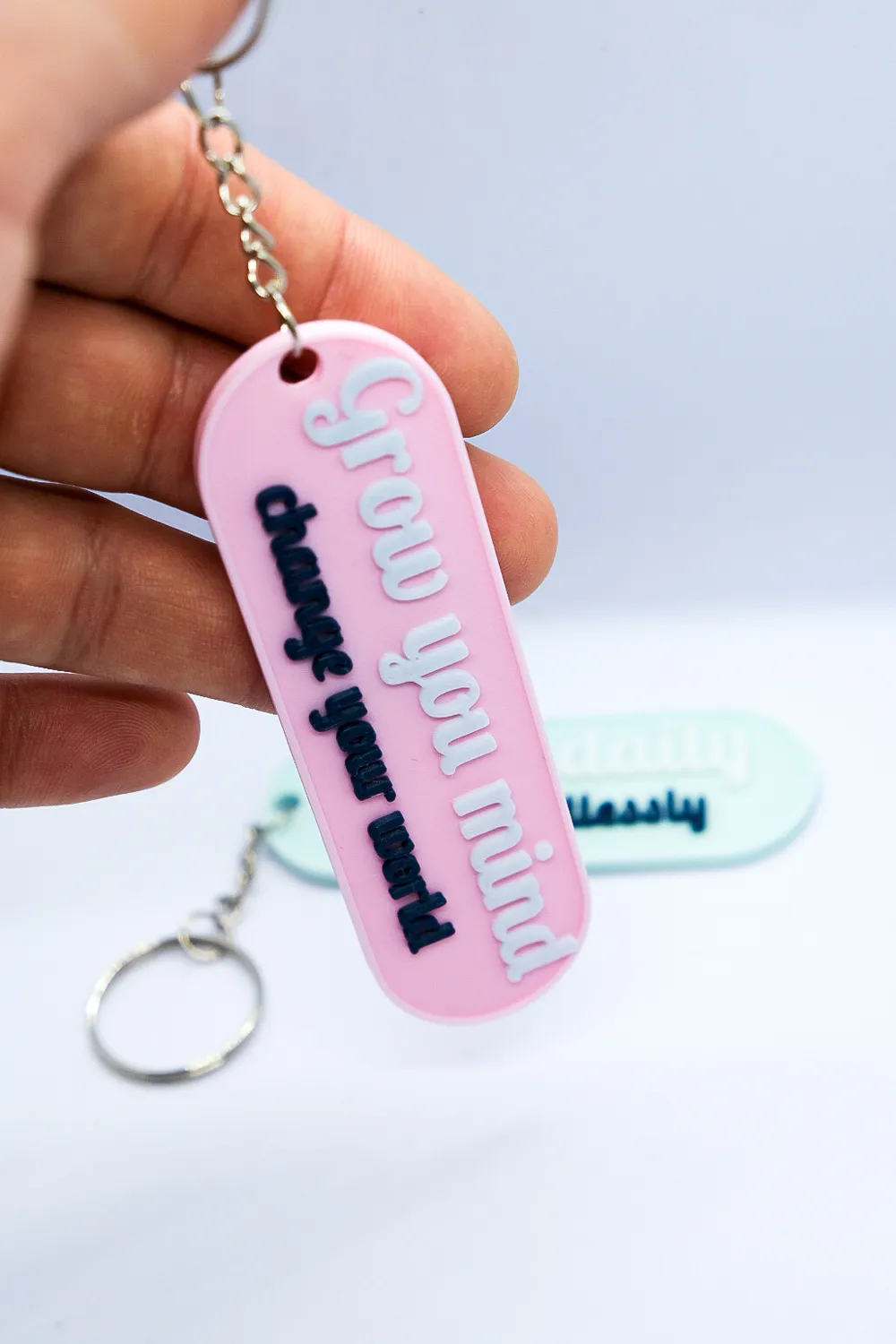 Parametric Customizable Keychain OpenSCAD by Stampa 3D AV Studio ...