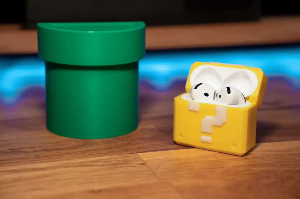 Super Mario AirPods 4 Case - Free 3D Print Model - MakerWorld