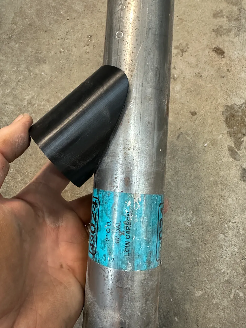 Notching Guides for 1.5" to 3" OD pipe (45 degree) by station road rat ...