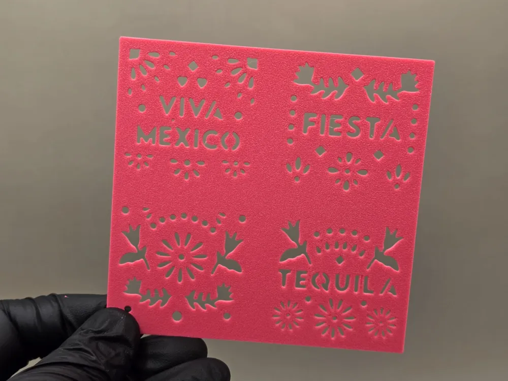 Viva Mexico Fiesta Stencil Template Craft Flower - Free 3D Print Model ...