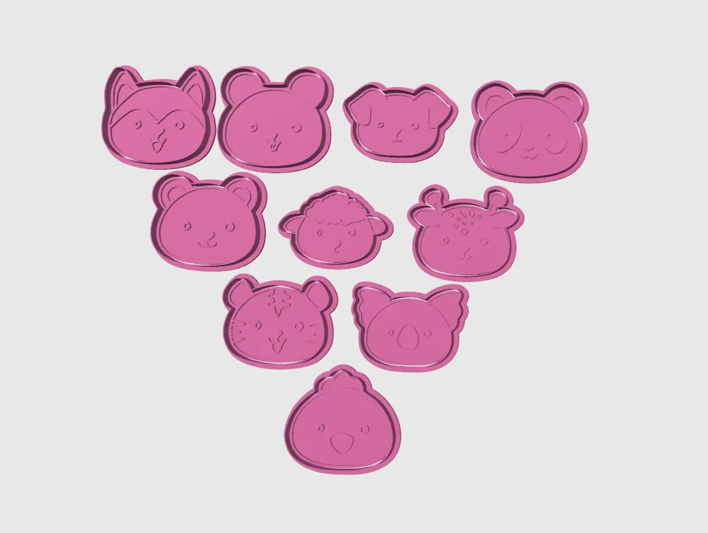 Cute Cookie Cutters Animals By Libro MakerWorld cute-cookie-cutters-animals-by-libro-makerworld