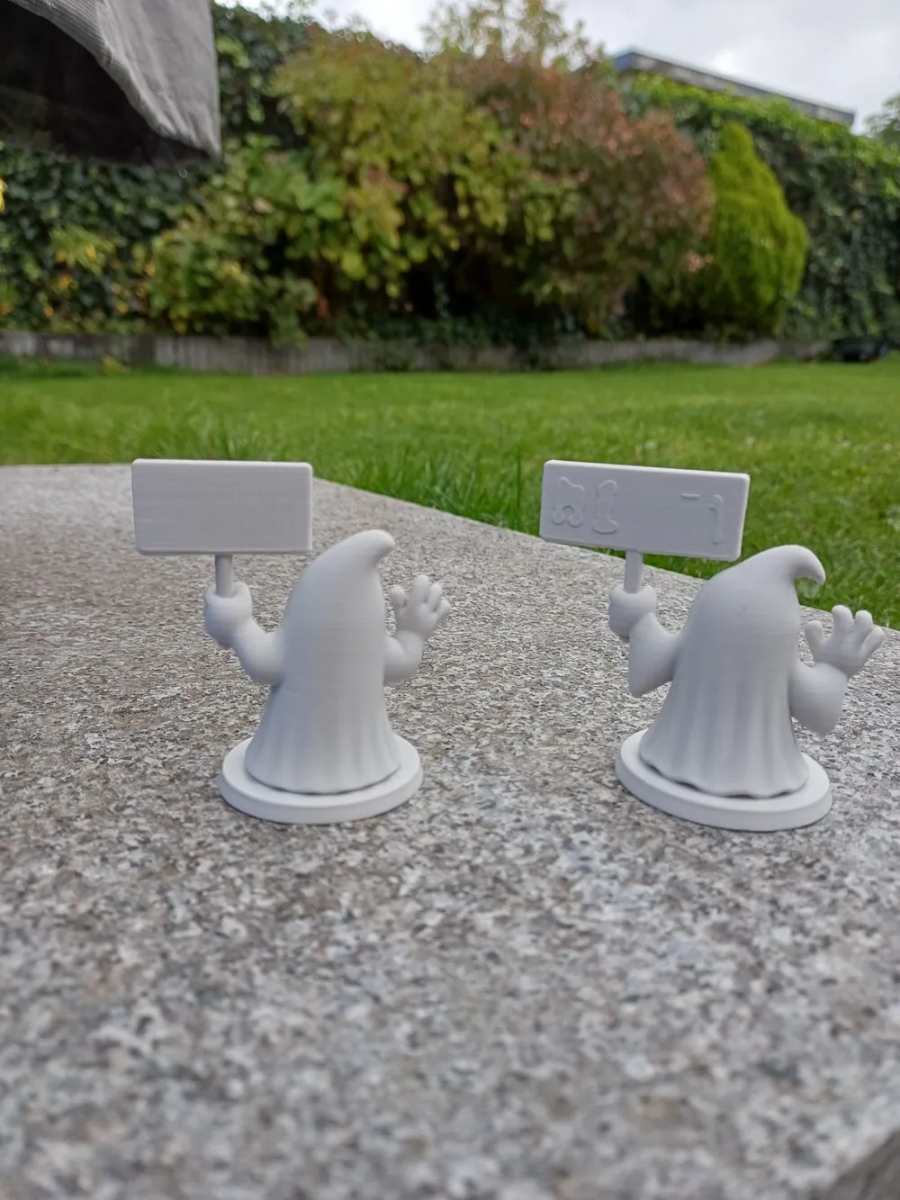 Happy Halloween Ghost Duo - Free 3D Print Model - MakerWorld