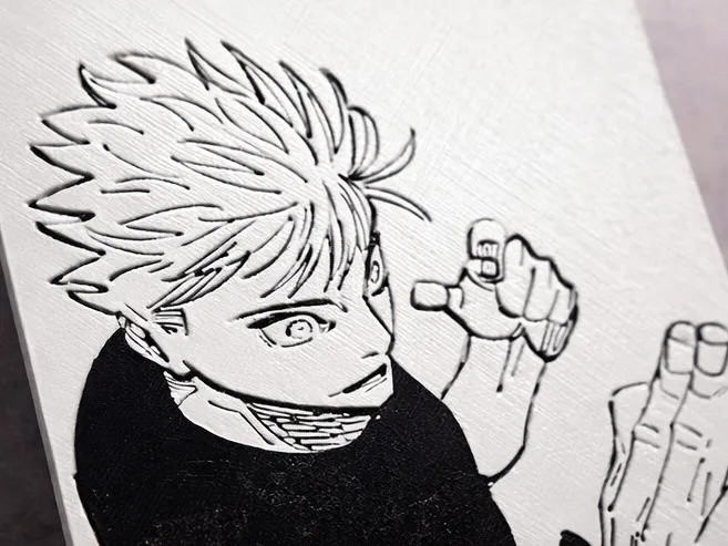 Satoru Gojo – Manga Panel Jujutsu Kaisen - Free 3D Print Model - MakerWorld