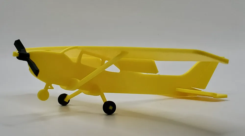 Cessna 182 Kit Card Airplane Model - Moving Parts by Fight2Fly - MakerWorld