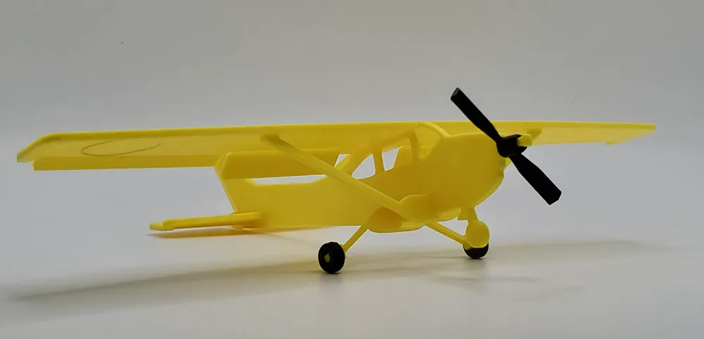 Cessna 182 Kit Card Airplane Model - Moving Parts by Fight2Fly - MakerWorld